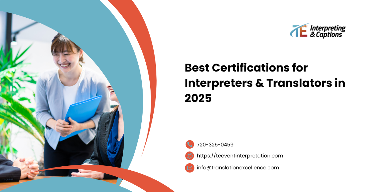 Best Certifications for Interpreters and Translators in 2025